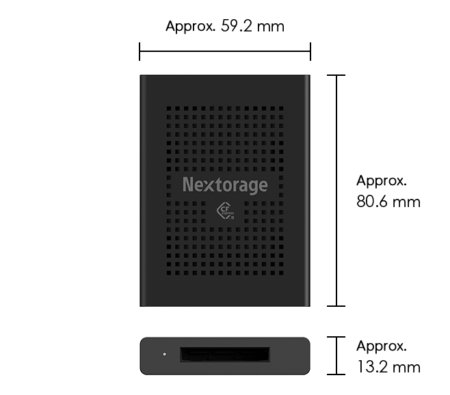 NX-SB1SE｜CFexpress™ Type B USB 20Gbps Card Reader - Nextorage