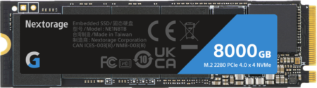 G Series｜M.2 2280 PCIe®4.0 NVMe™ SSD – Nextorage